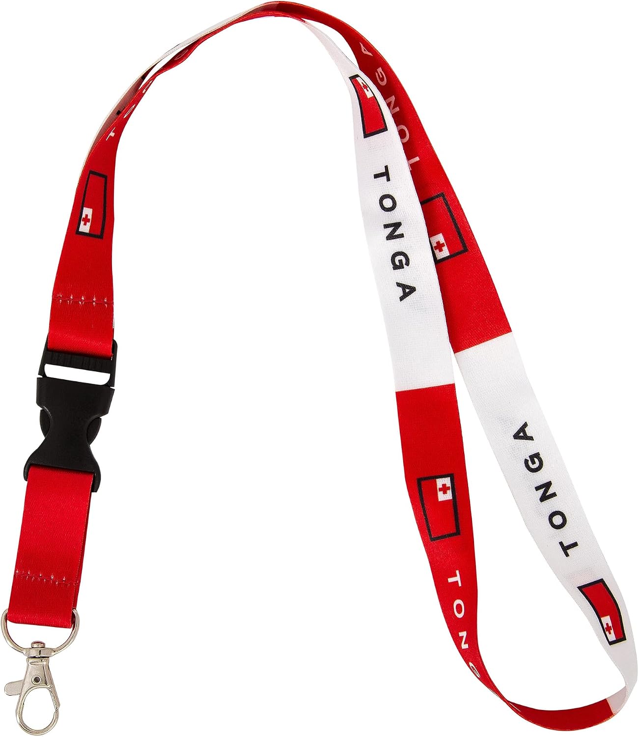 Amazon.com: Desert Cactus Country of Tonga Lanyard Flag Car Keys ID ...