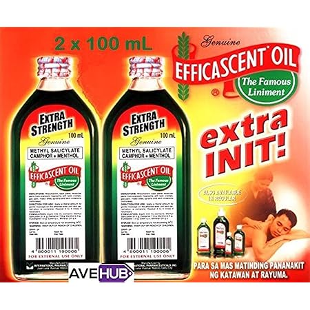 Amazon.com : Efficascent Oil 100ml : Massage Oils : Health & Household