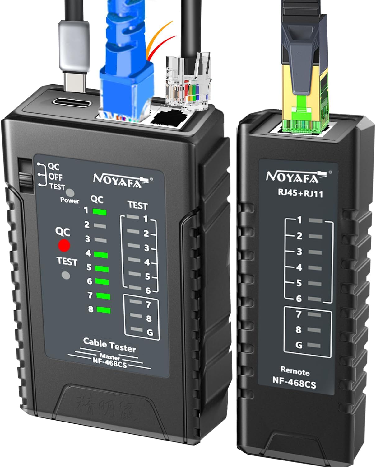 Amazon.com: NSHL-468 RJ45 RJ11 RJ12 CAT5 CAT 6 UTP Network Lan Cable ...