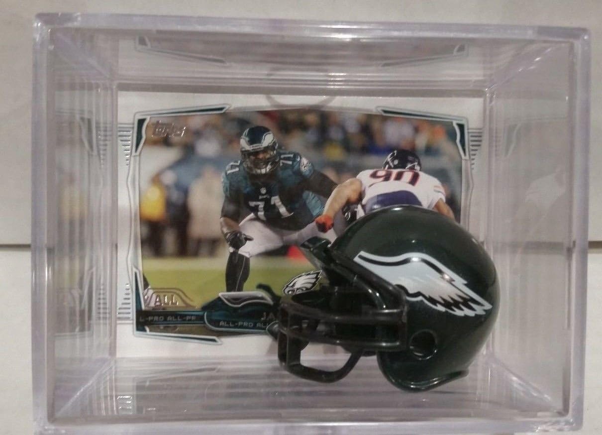 Amazon.com: Jason Peters Philadelphia Eagles Mini Helmet Card Display ...