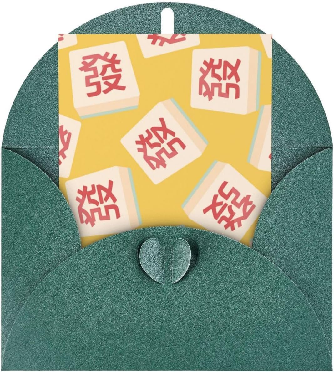 Amazon.co.jp: MUZIZY Mahjongg Mahjong Win Christmas Card, Thank You ...