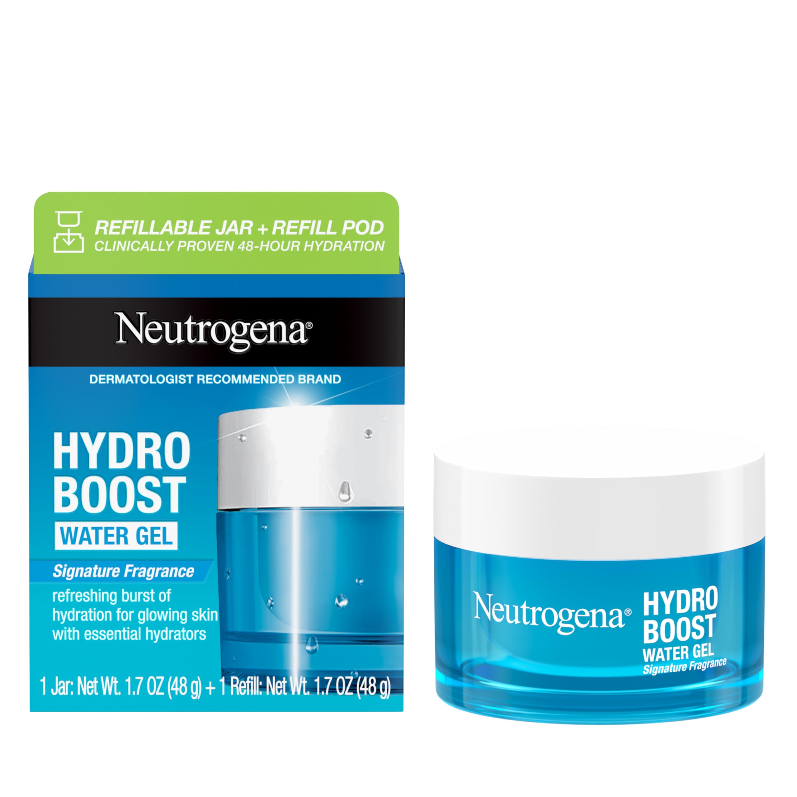 Amazon.com: Neutrogena Hydro Boost Water Gel Face Moisturizer Starter ...