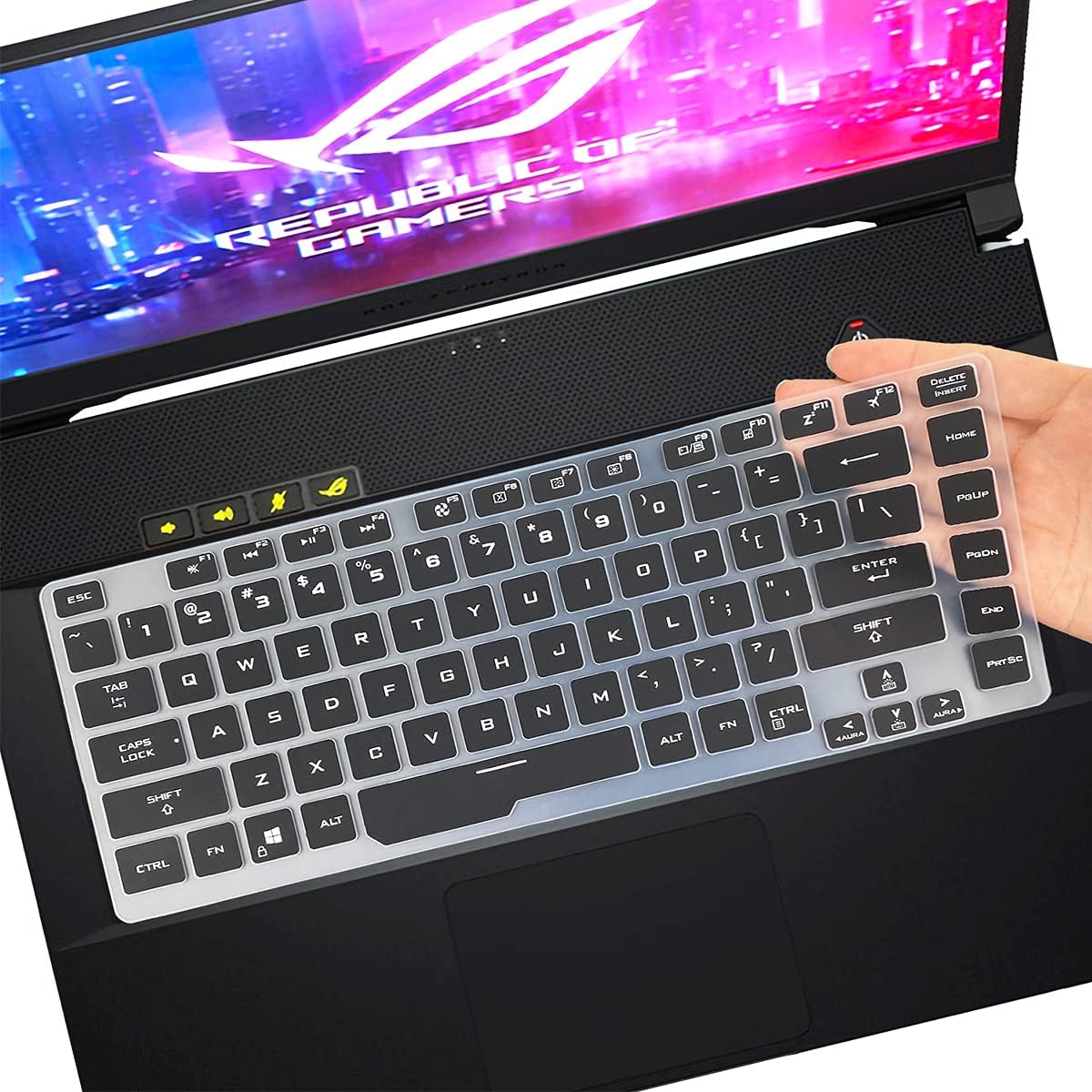 Amazon.com: Silicone Keyboard Skin Cover Compatible for 2023 18" Asus ...