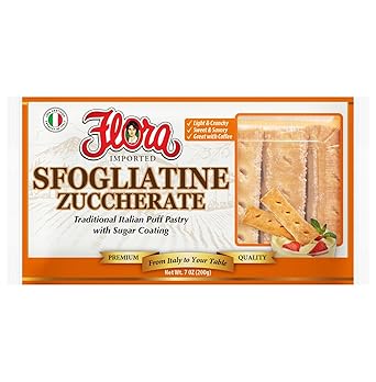Amazon.com: FLORA ITALIAN SFOGLIATINI ZUCCHERATE Sugar Coated Baked ...