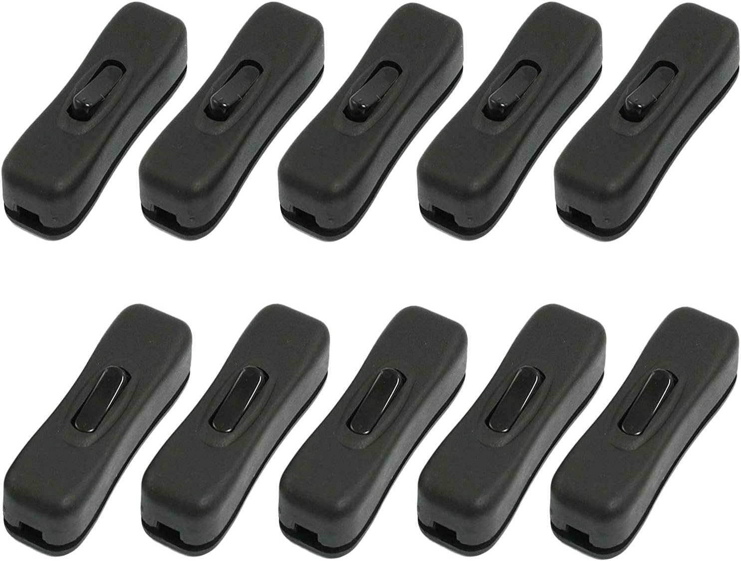 RuiLing 5-Pack Table Lamp Push Button Switches Bedroom Boat Halfway ...