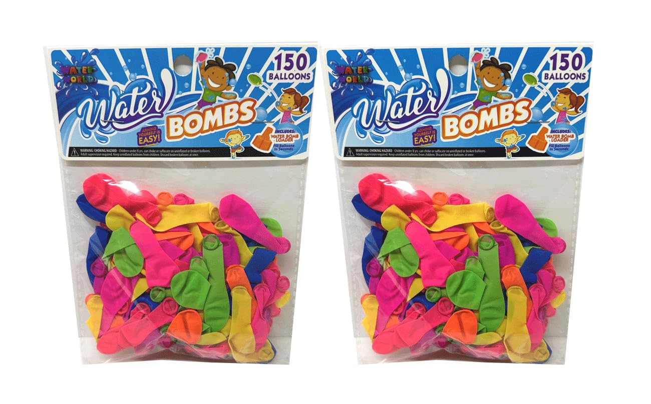 Amazon.com: 3” Water Bombs Sports Water Balloon Refill Kit 300 PC ...