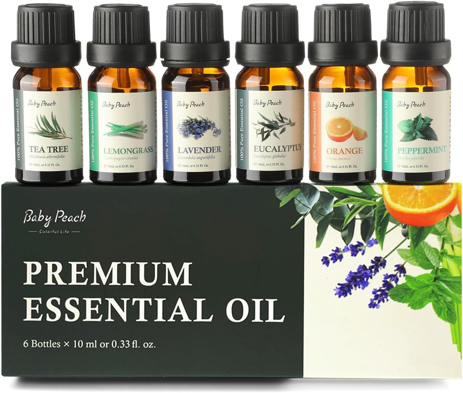Amazon.com: Essential Oils Set by Pure Aroma - Top 6 Aromatherapy Oils ...