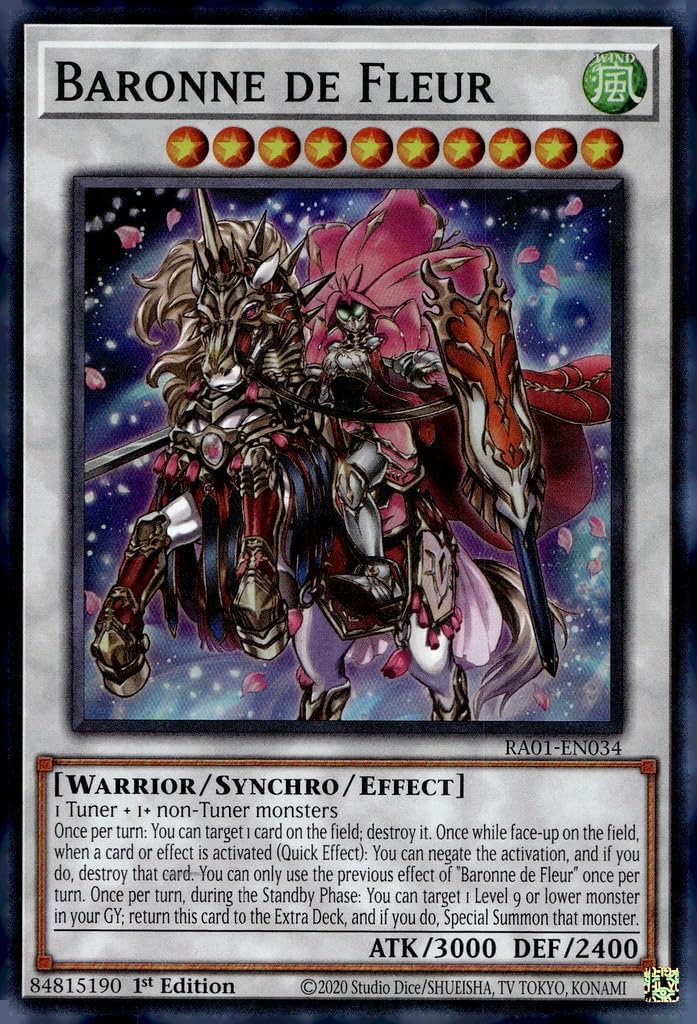 Baronne de Fleur – RA01-EN034 – Super Rare – 1 Edición – Yaxa Colombia