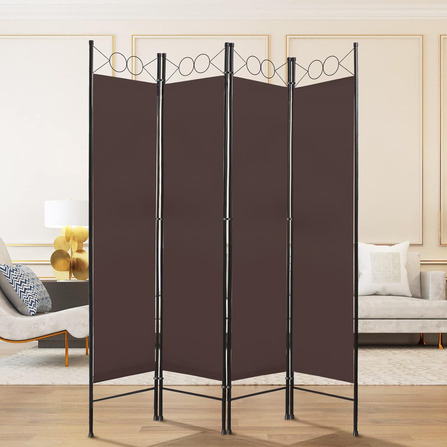 Amazon.de: Todeco - Paravent, Raumteiler - Panel : 100% Polyester ...