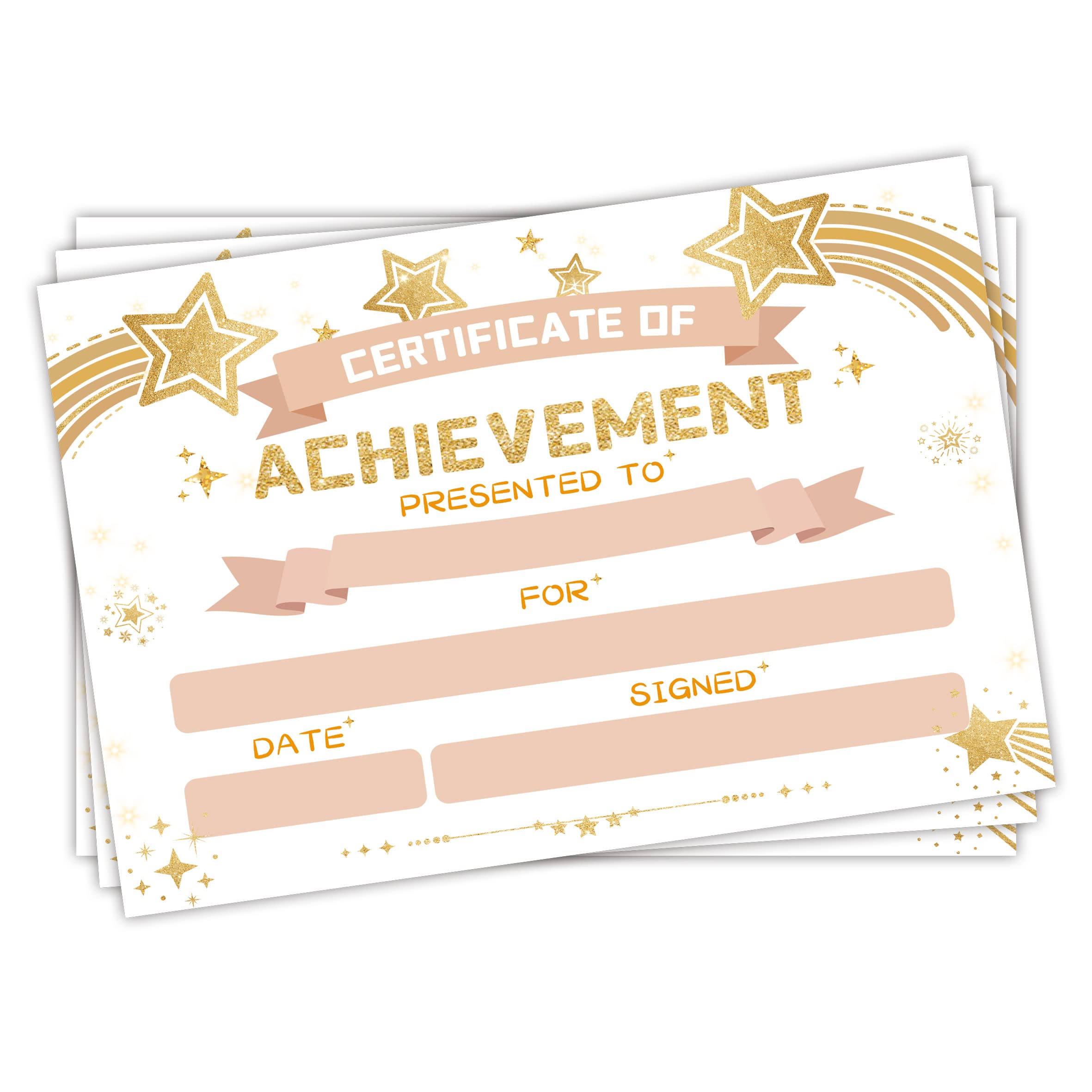 Amazon.com : Lesnala 50 PCS Printable Certificate of Award for Children ...