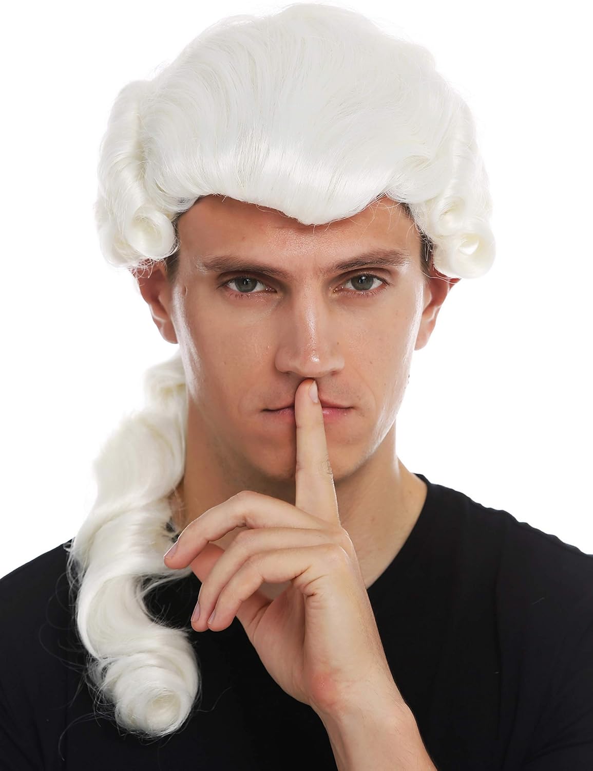 WIG ME UP - VK-31-1001 Parrucca Uomo Storica Barocco Rinascimento ...