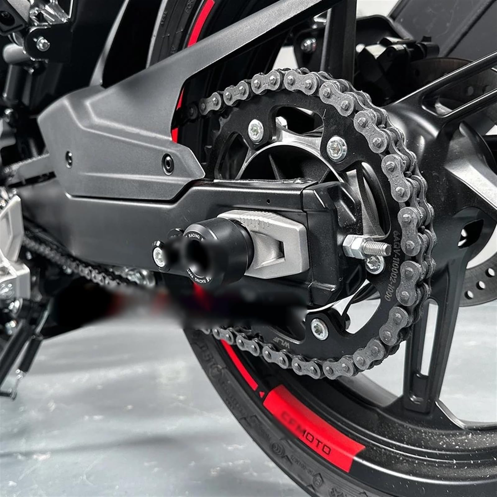 Motorcycle Frame Sliders Motorbike Frame & Axle Sliders For CFMOTO ...