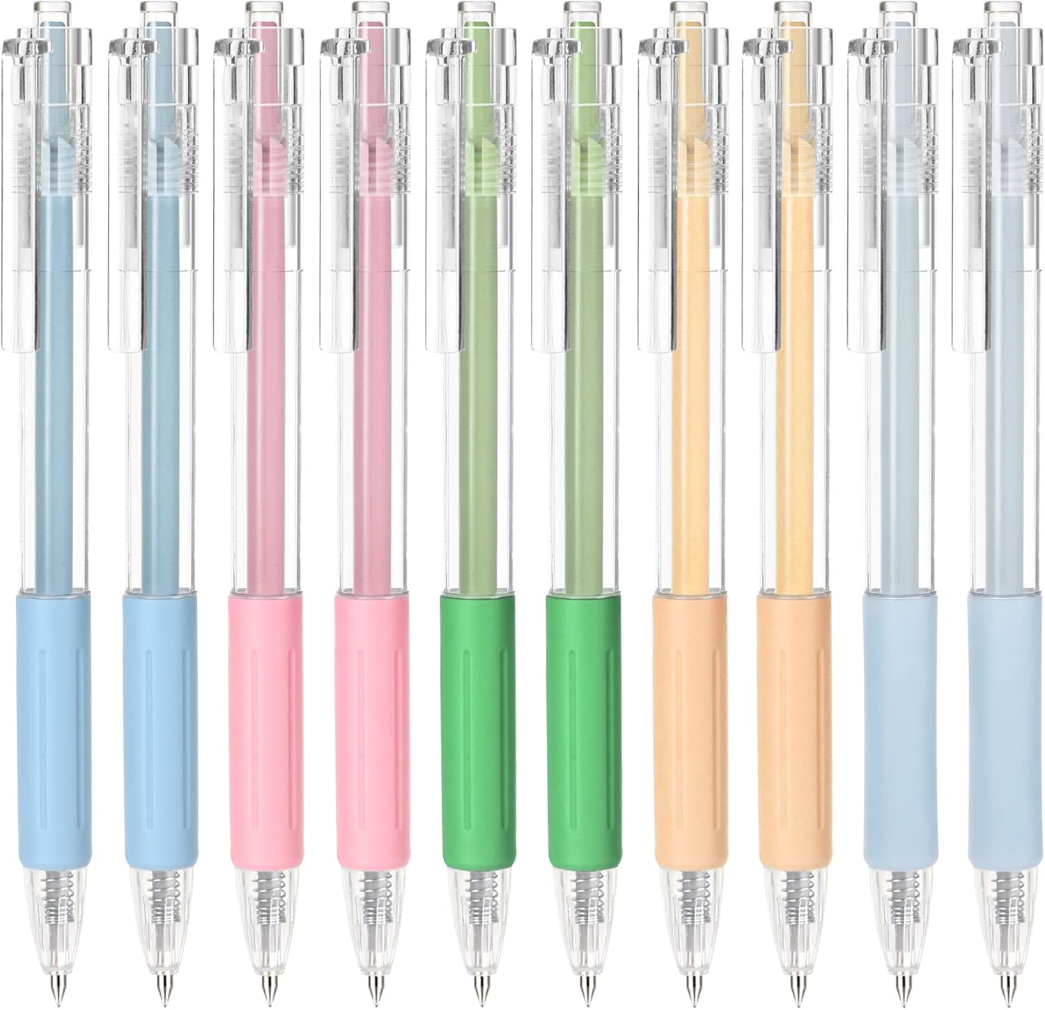 Amazon.com: UPINS 10 Pcs Black Ballpoint Pens Medium ball point ink pen ...