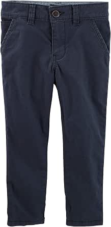 Amazon.com: OshKosh B'Gosh Boys' 2T-8 Slouch Straight Pants Navy 4T ...