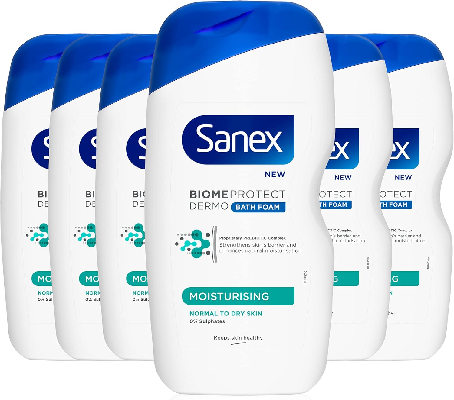 Sanex BiomeProtect Moisturising Bath Foam 6x 450ml (6 pack) : Amazon.co ...