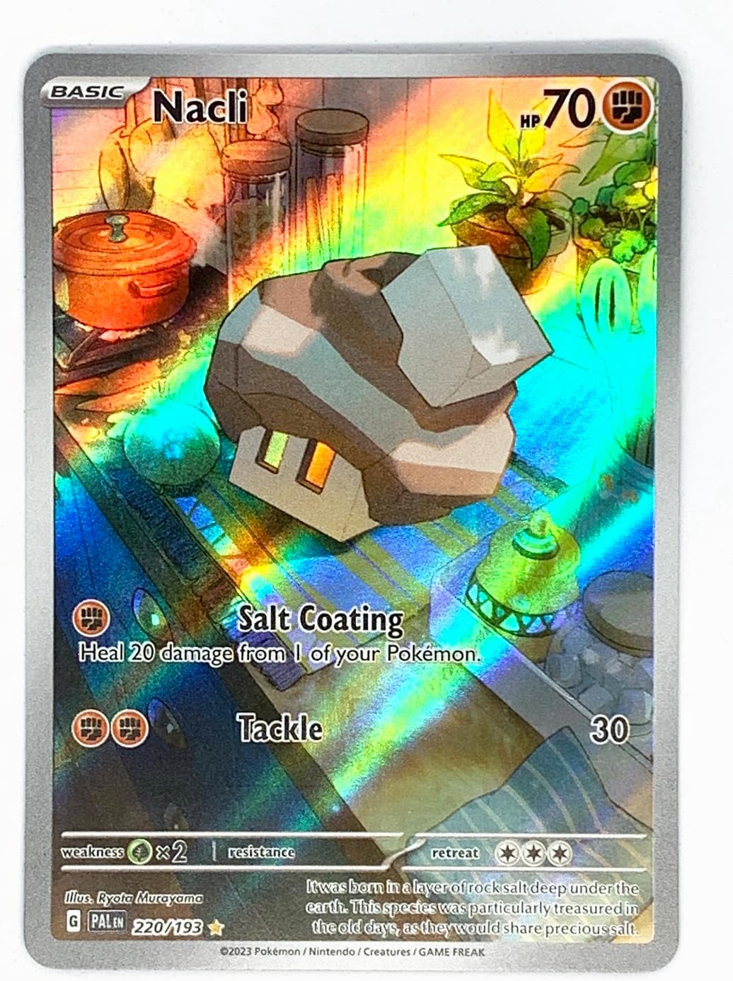 Pokemon - Nacli 220/193 - Paldea evolucionado - Ilustración rara ...