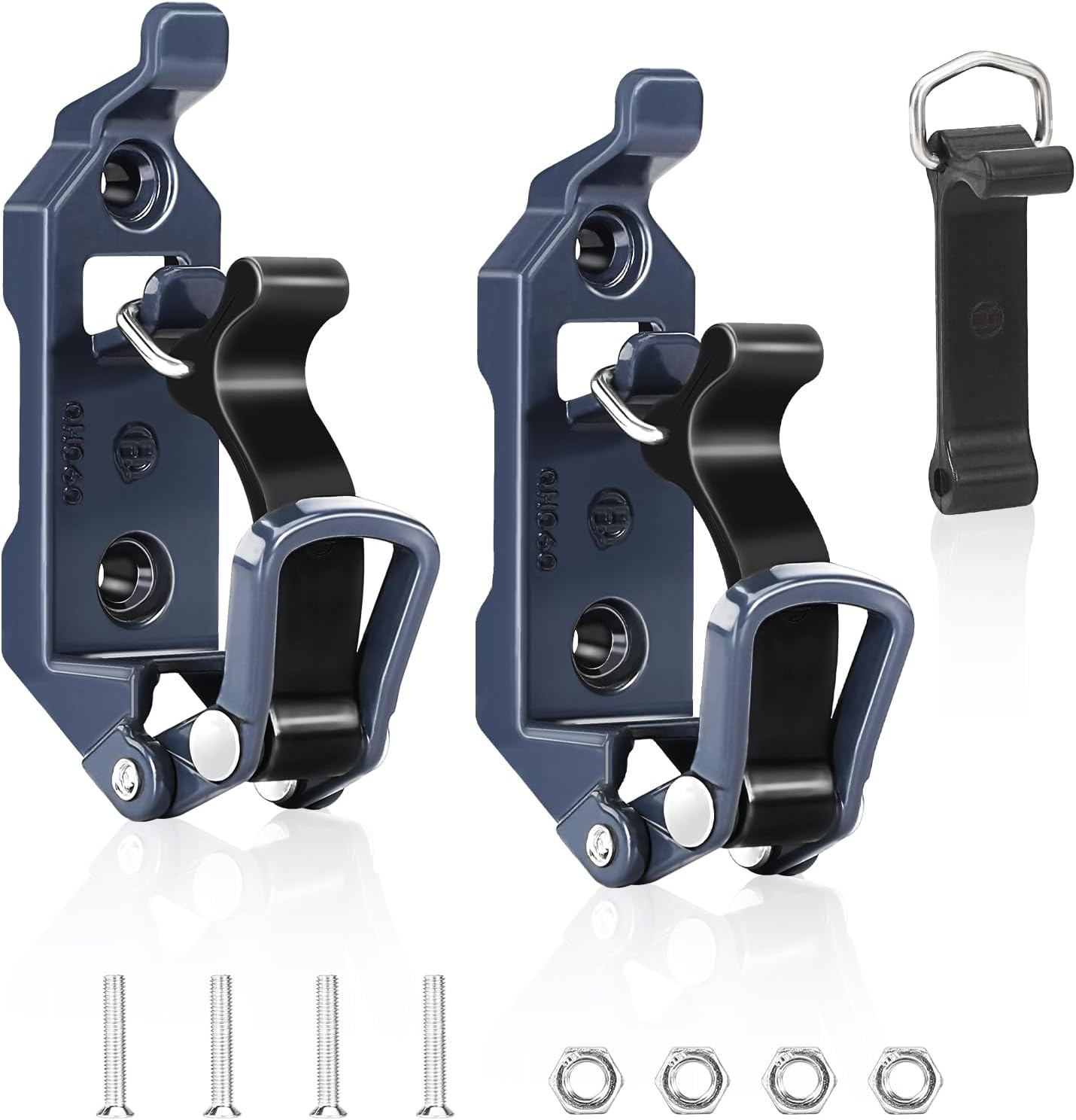 ZYMELKA Shovel Mount for Roof Rack,Metal Clamps with Replaceable Rubber ...