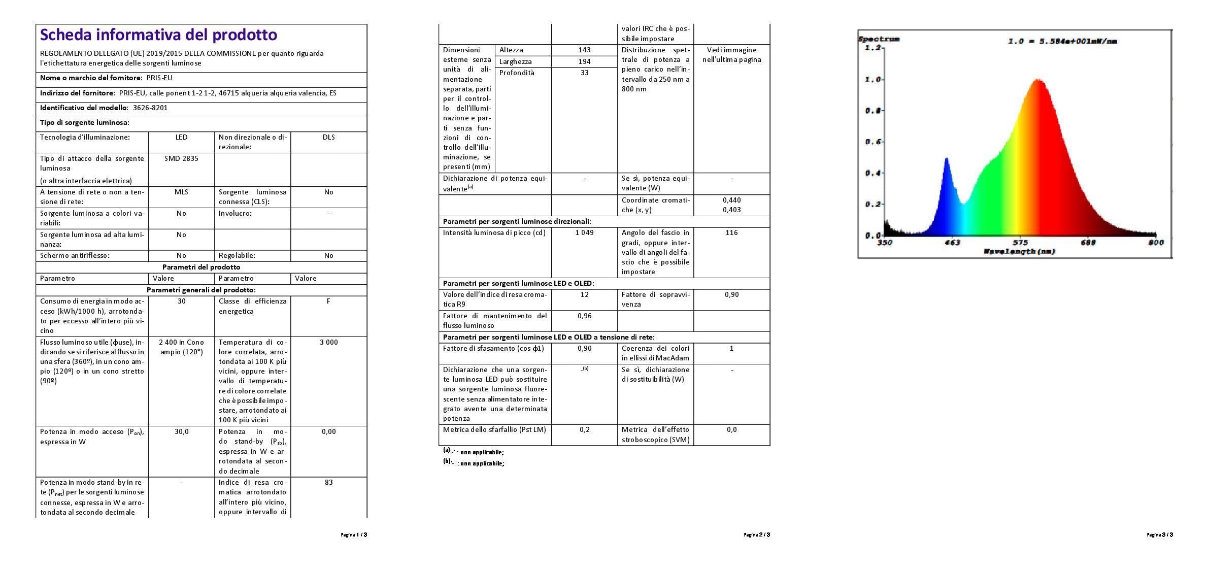 LEDKIA LIGHTING Pack 4 Downlight LED Circolare LED 9W Faretti Led ...