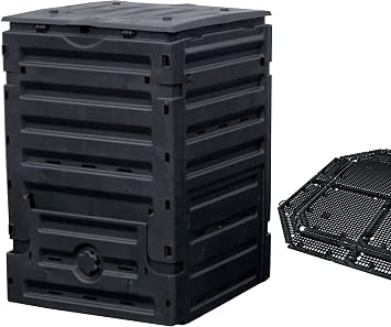 Garantia Eco Master Closed Quick Composter 300 L with Floor Grille ...