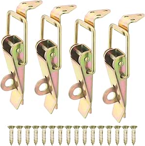 ITROLLE 4PCS 90 Degree Right Angle Latch Stainless Steel Tool Box Hood ...