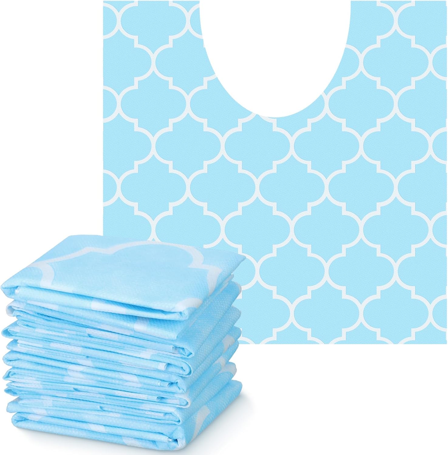 Amazon.com: Layhit 50 Pcs Disposable Toilet Commode Mat 20 x 20" U ...