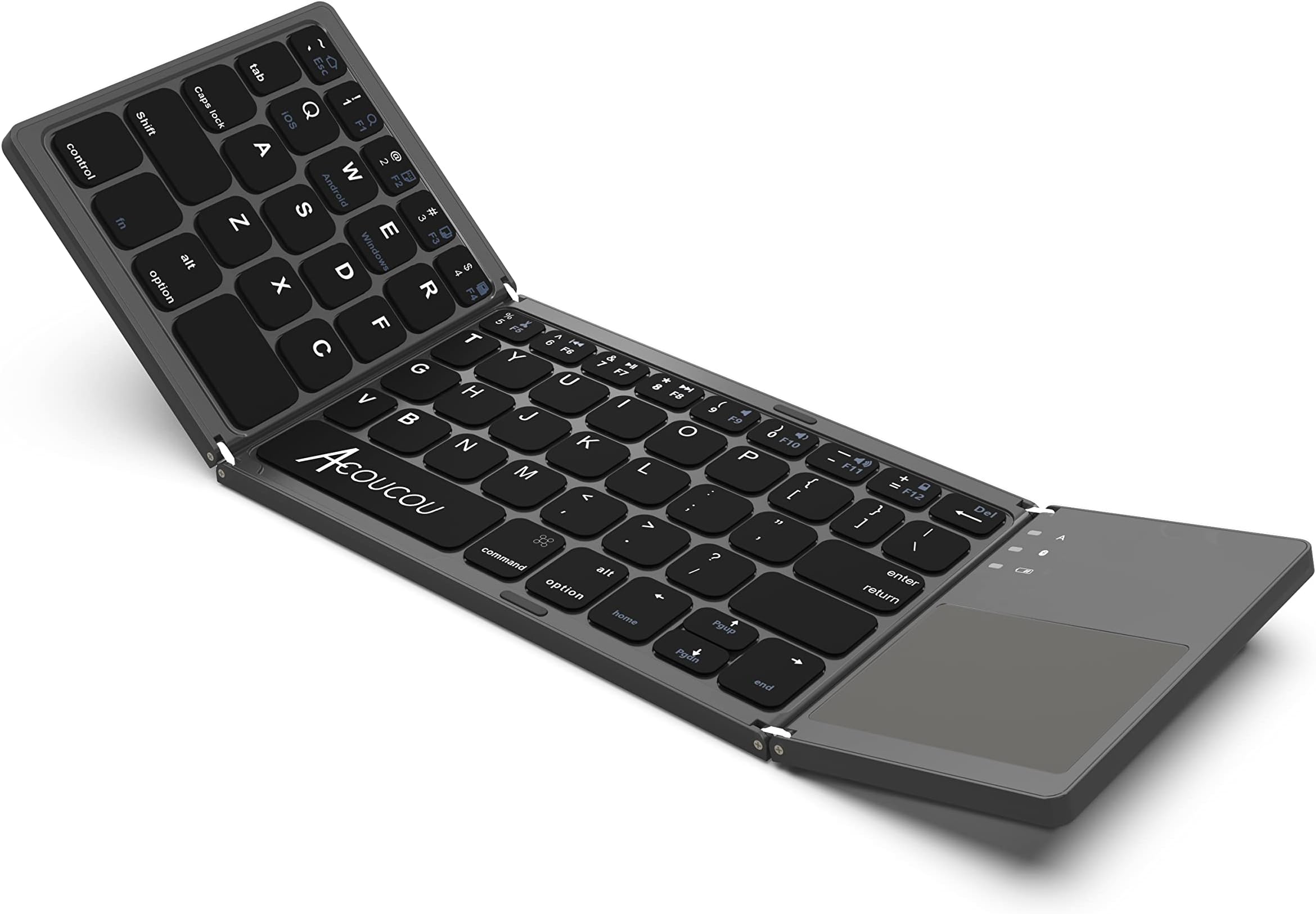 Rii K18 Plus -Teclado Inalámbrico Touchpad Español con 3 Colores LED ...