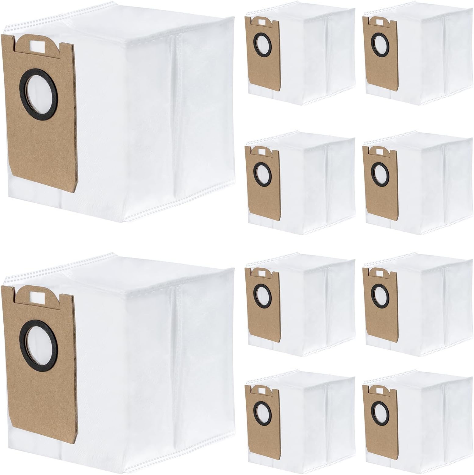 Amazon.com: 10 Pack D10 Dust Bags Compatible for Dreametech D10 Plus ...