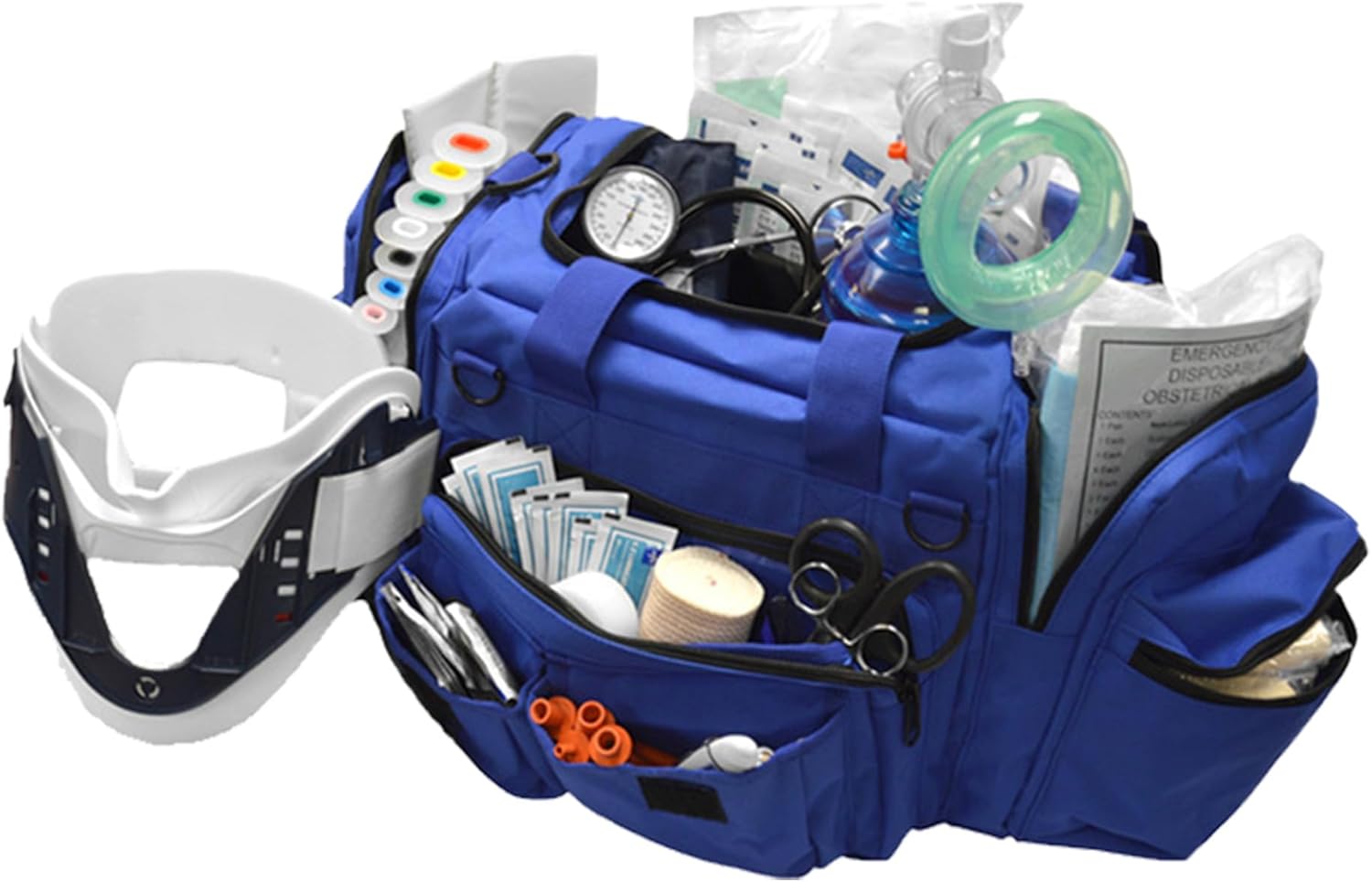 Amazon.com: SimLabSolutions 270-Piece Loaded Training BLS Jump Bag ...