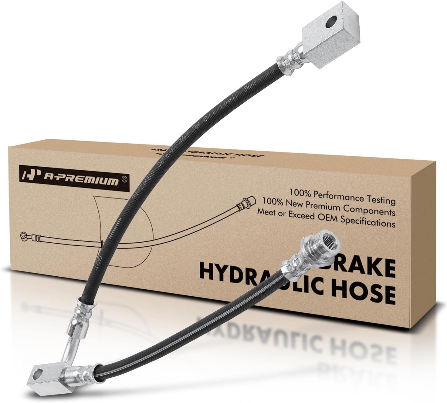 Amazon.com: A-Premium Front Passenger Brake Hydraulic Hose Compatible ...