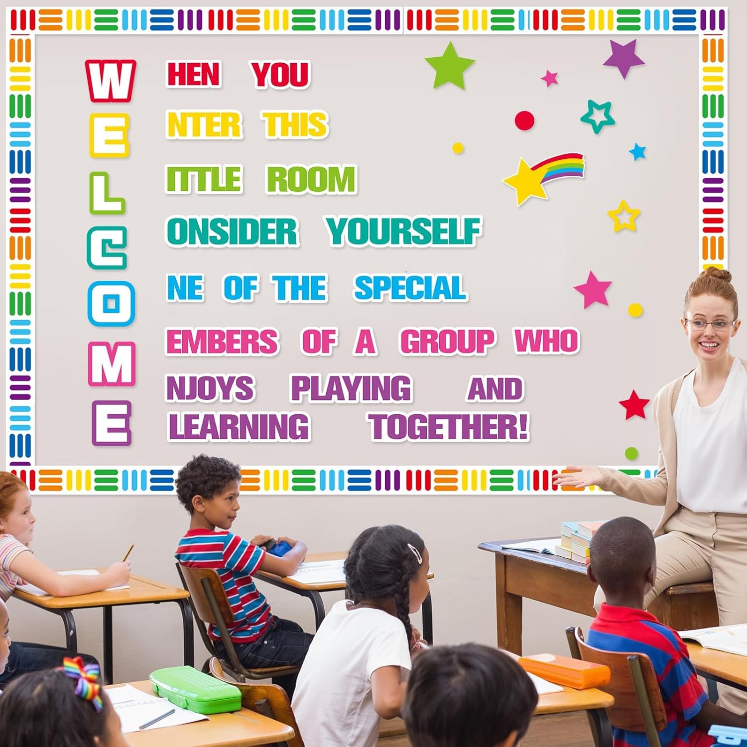 Welcome Bulletin Board Classroom Decoration Set Nepal | Ubuy