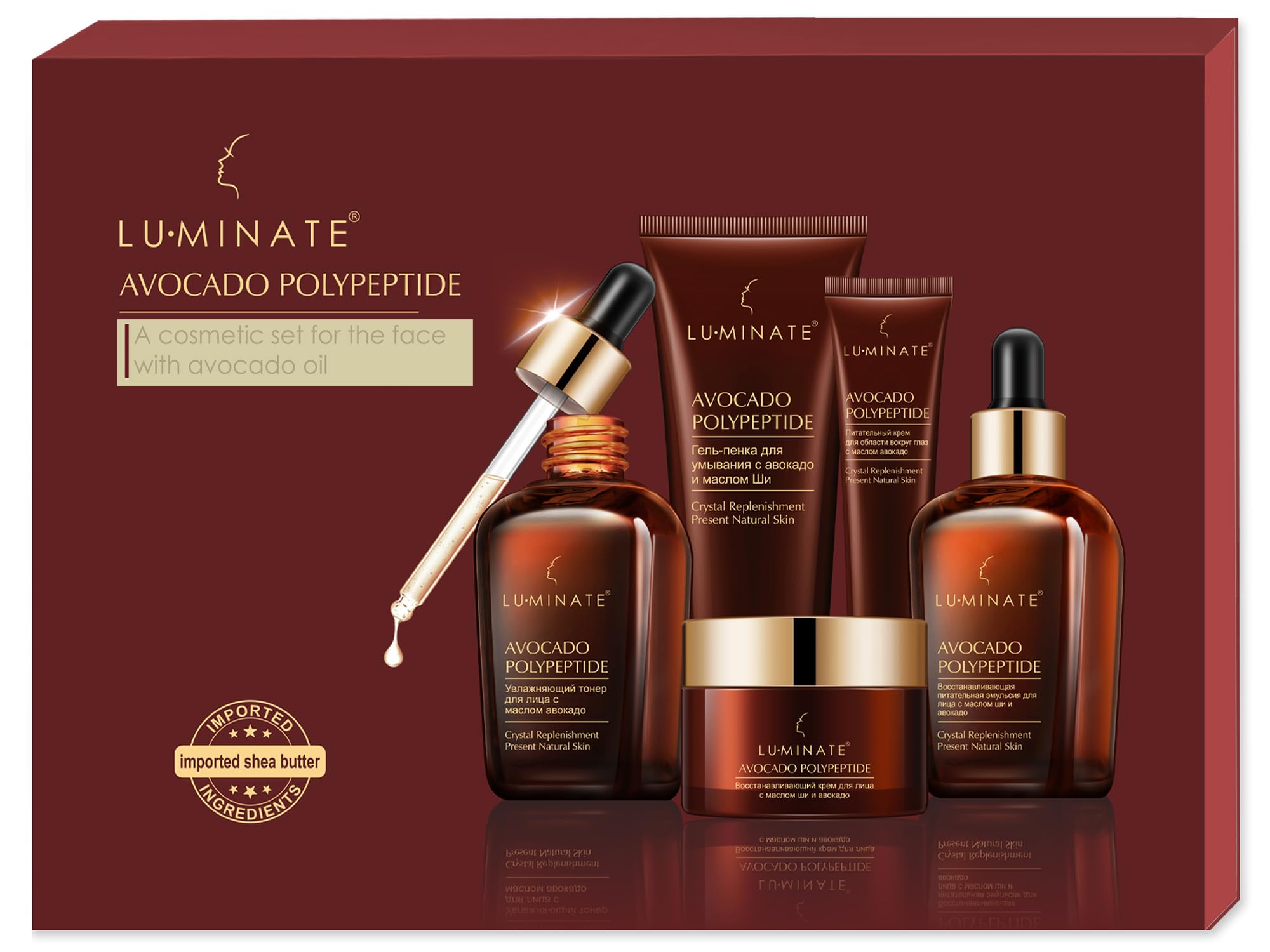 Luminate Avocado Polypeptide Anti Aging Hydrating And Moisturizing ...