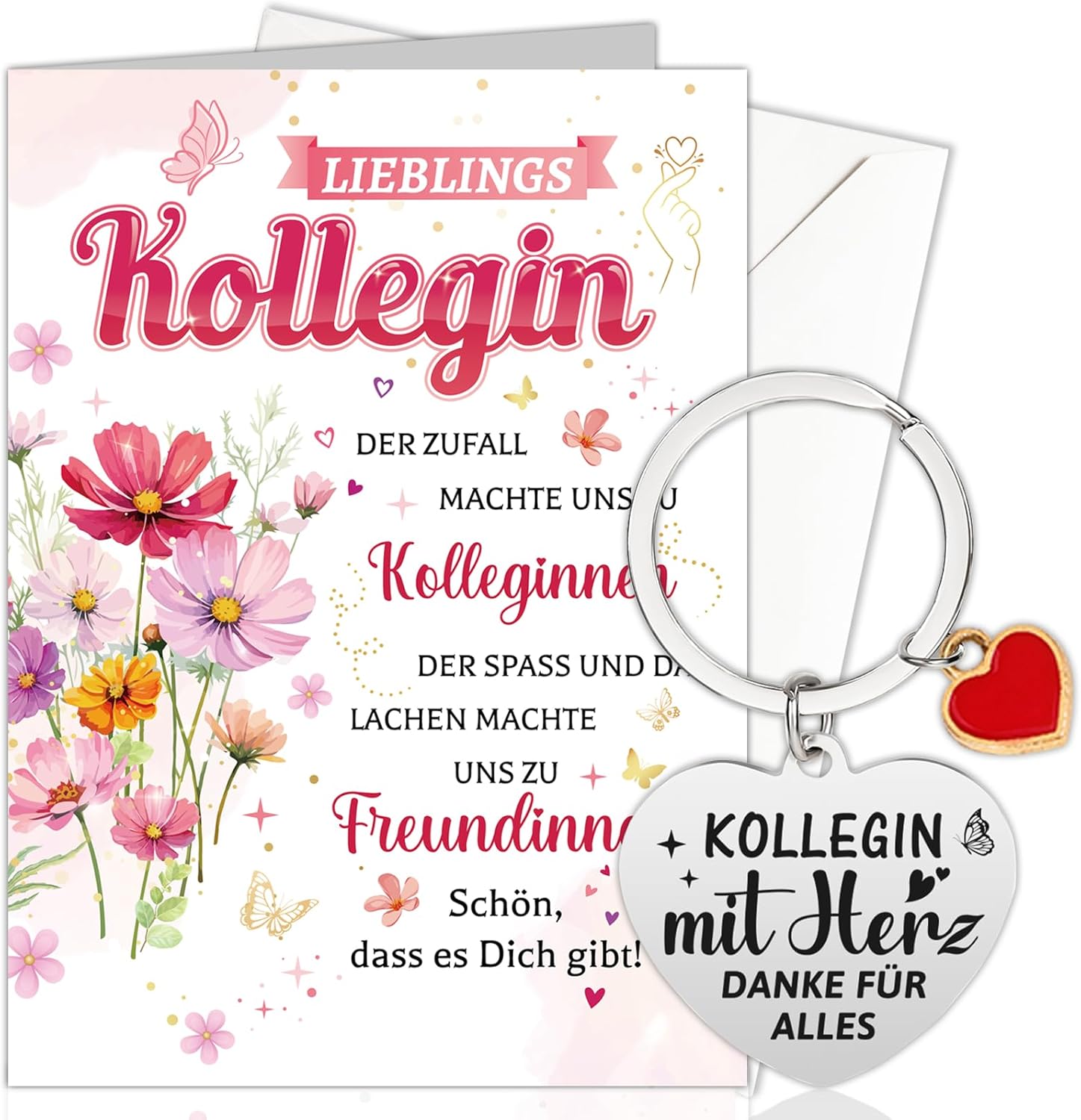 HOWAF Karte Abschied Kollegin, Abschiedskarte Kollegen Abschied ...