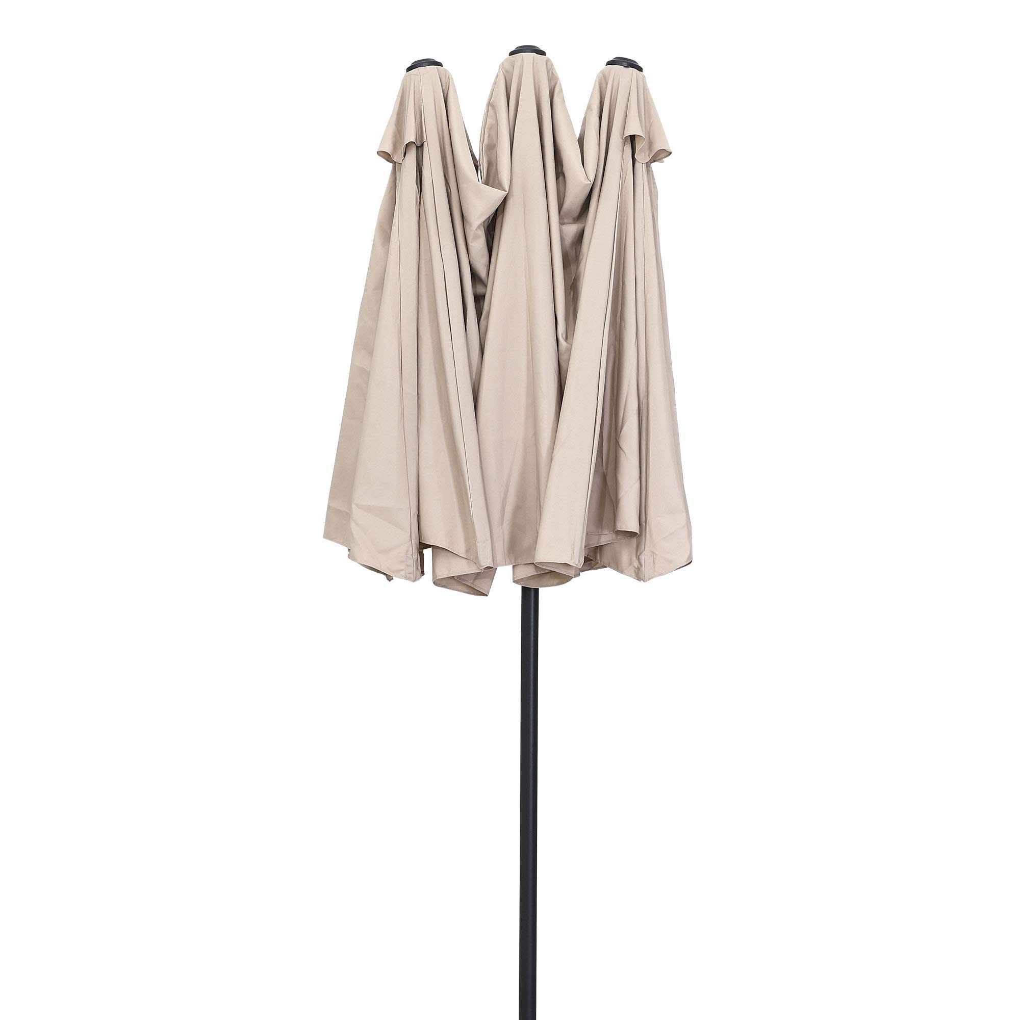 Buy Zelsius parasol | Double parasol with crank handle | 460 x 270 cm ...