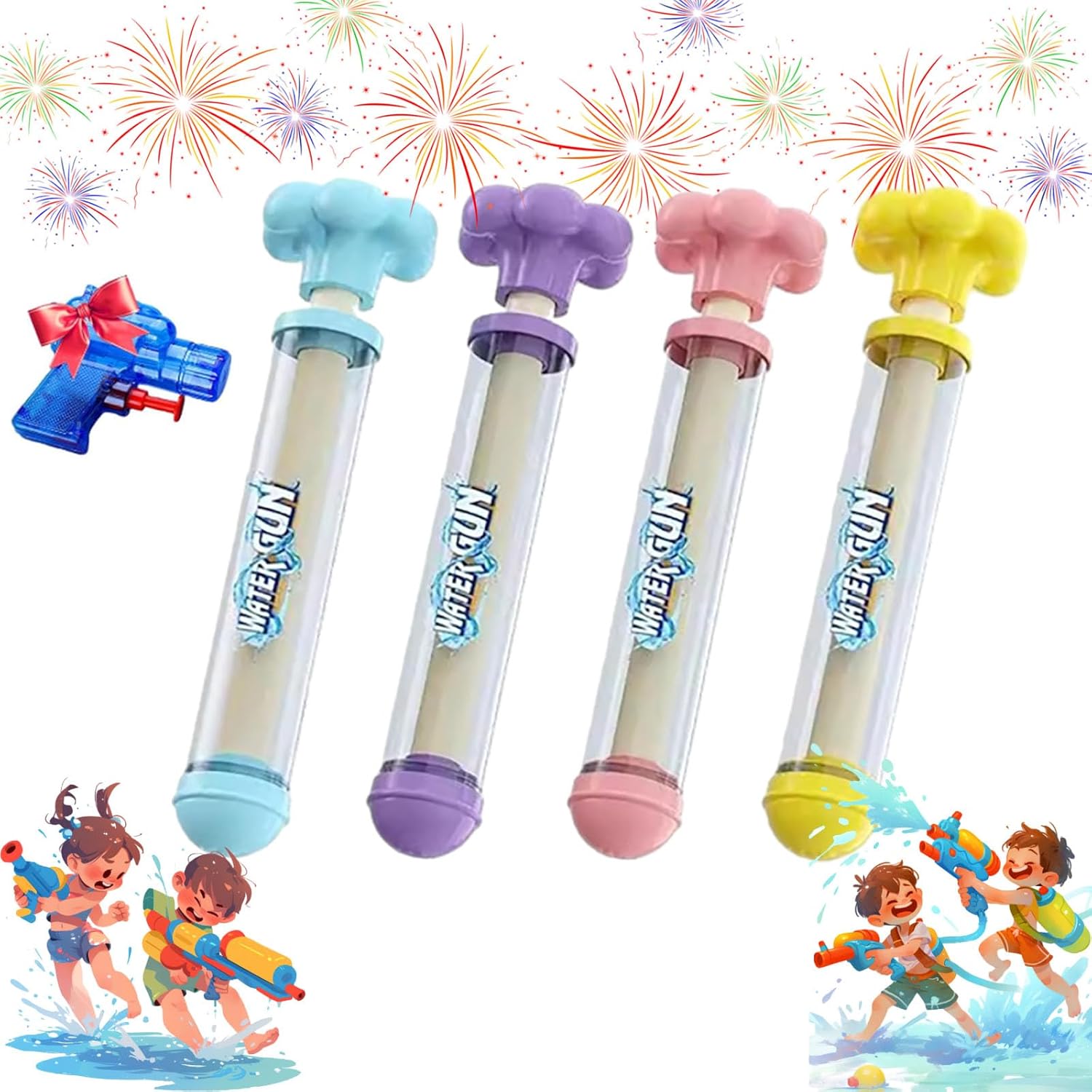 Amazon.com: Cithway Firework Water Gun, 4PCS Fireworks Water Gun ...