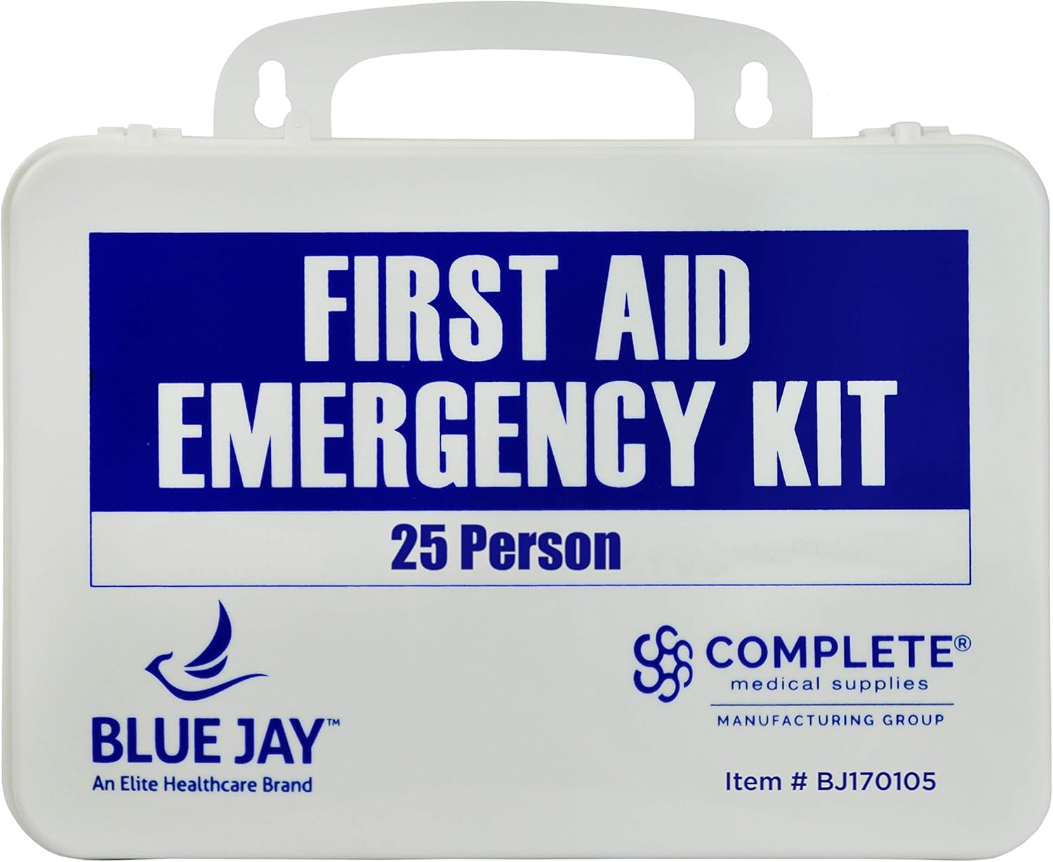 Amazon.com: Blue Jay First Aid Emergency Kit for 25 Persons, All ...