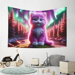 Amazon.com: Generic Kawaii Tapestry, Cute Wall Hanging For Bedroom ...