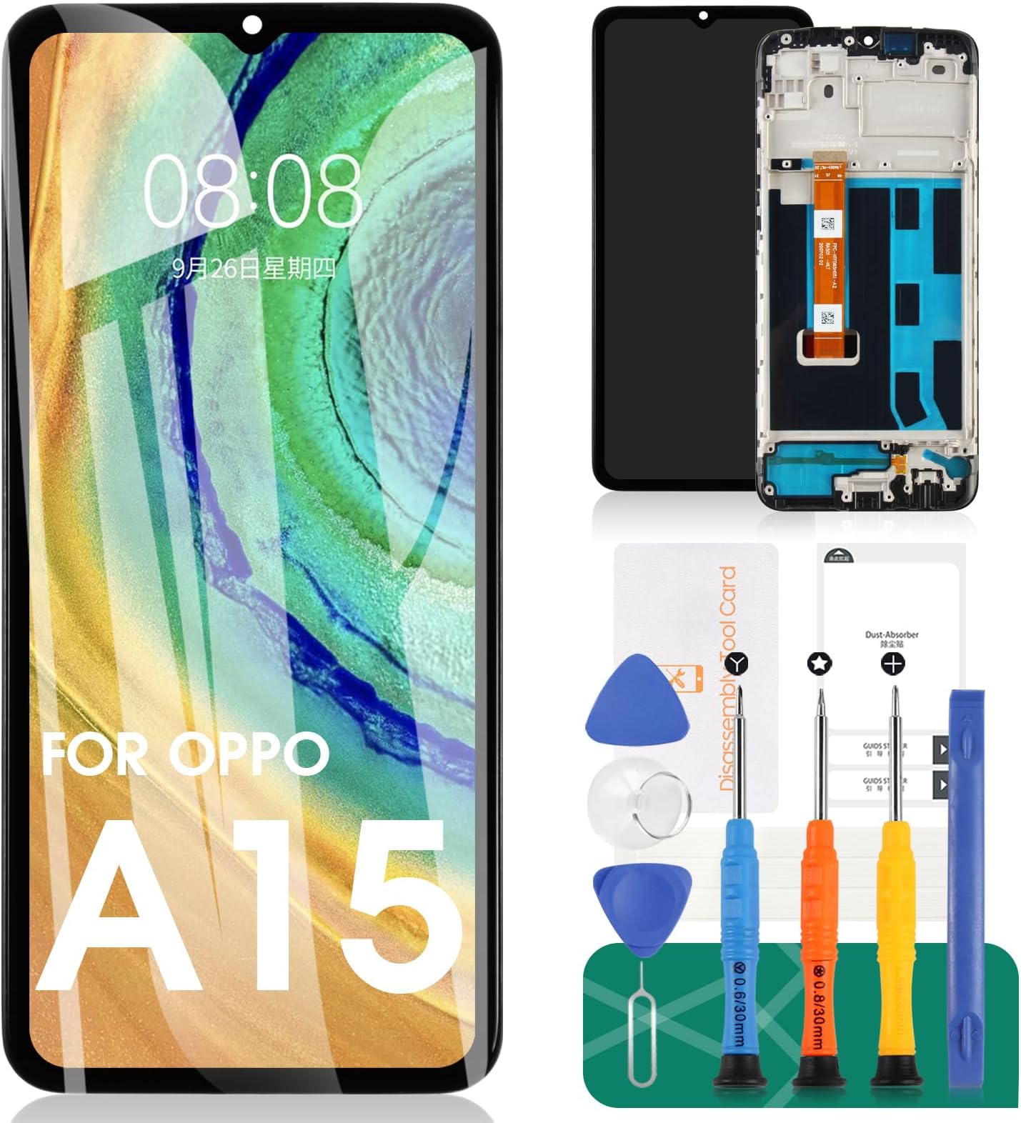 Amazon.com: for Oppo A15 Screen for Oppo A15 LCD Display for Oppo A16K ...