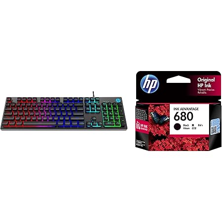 Amazon.in: Buy HP K500F Backlit Membrane Wired Gaming Keyboard with ...