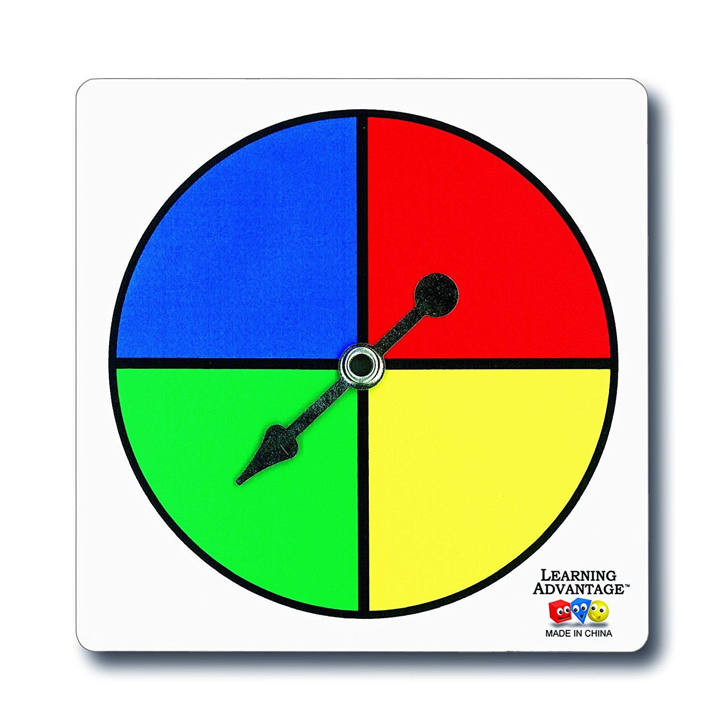 Amazon.com: LEARNING ADVANTAGE Four-Color Spinners - Set of 5 - Game ...
