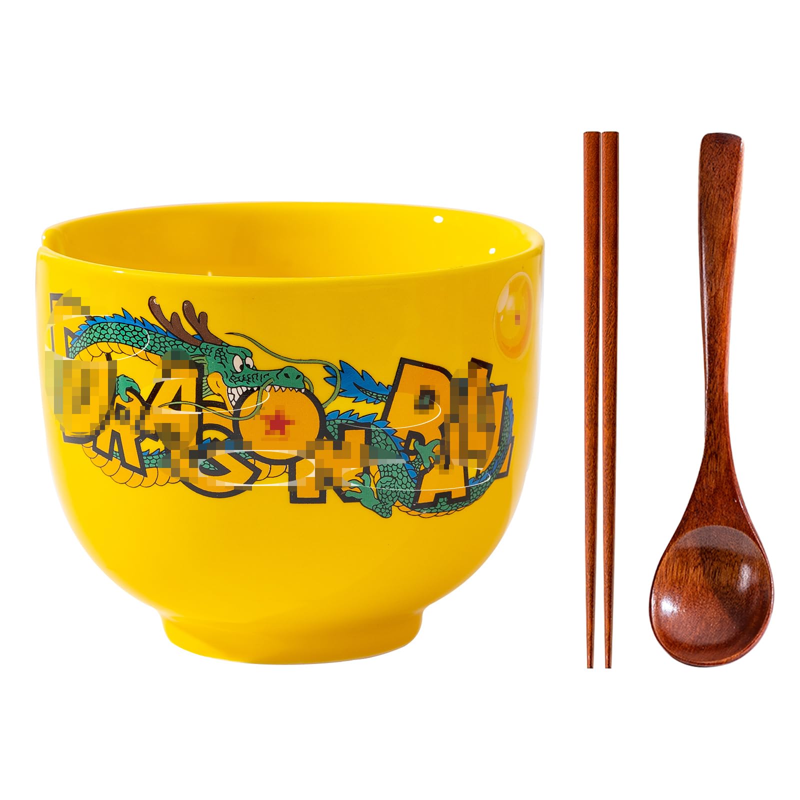 Amazon.com: KQZFAB Ceramic Cartoon Anime Dinnerware Set, Includes 16 oz ...