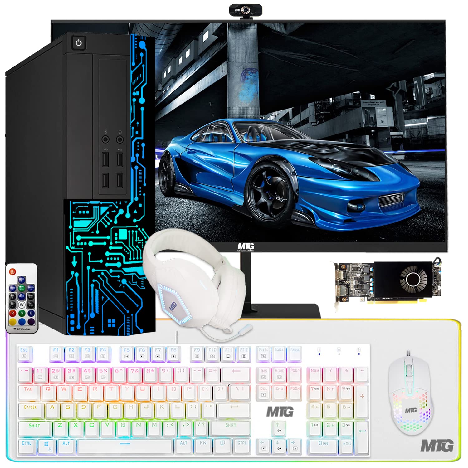 Amazon.com: TechMagnet Gaming PC Desktop, Intel Core i7, Siwa 8, AMD RX ...