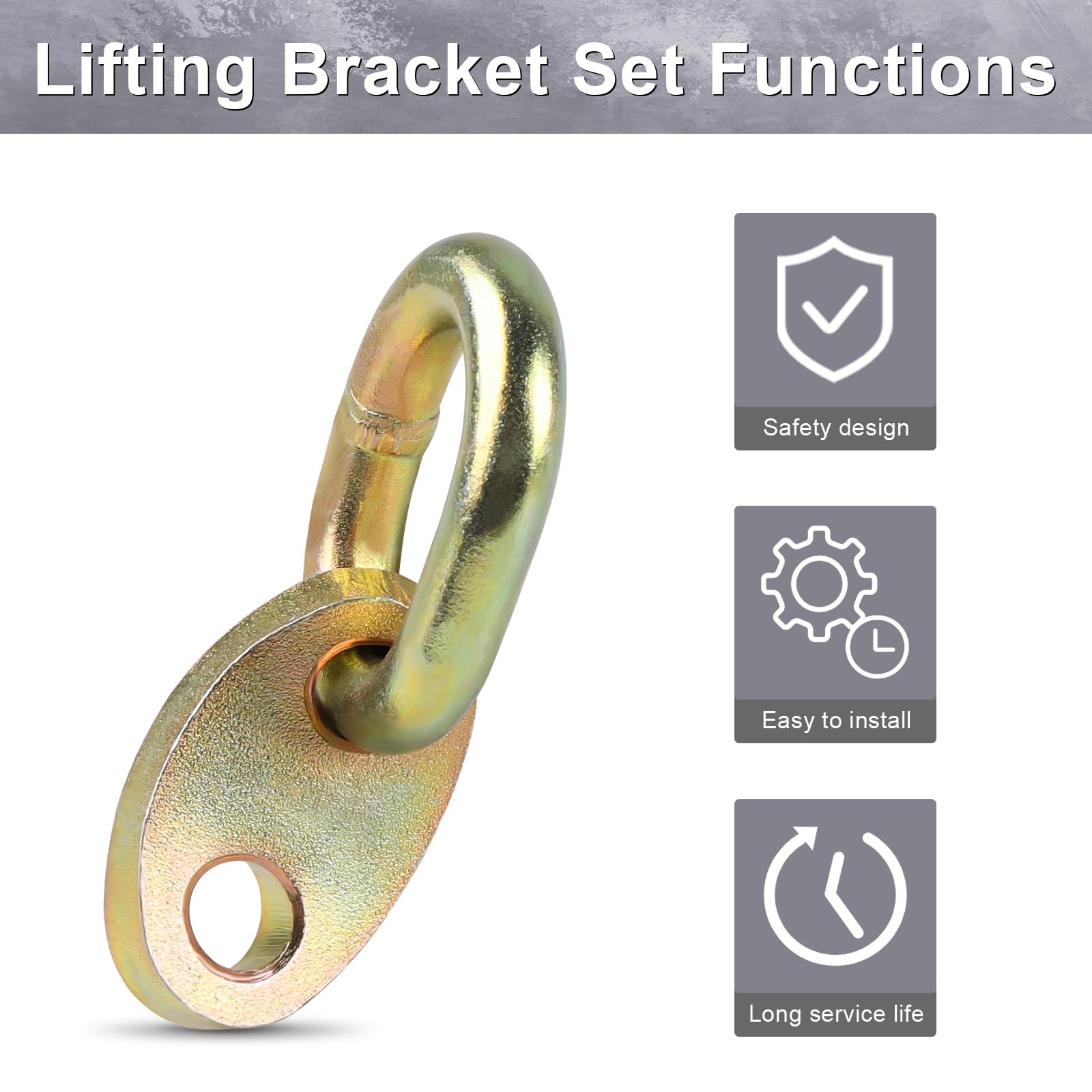 Snapklik.com : SKYJDM 4-Pack Engine Lifting Bracket Set, Engine Support ...