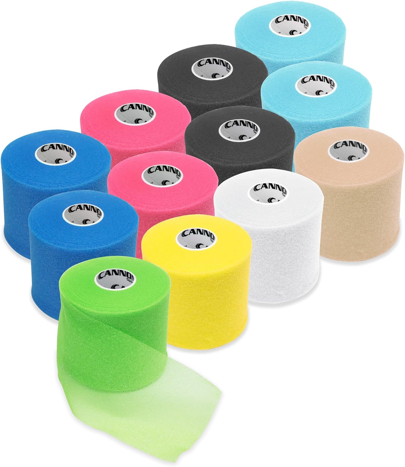 Amazon.com: Cannon Sports Pre Wrap 12 Pack, 30 Yards Each Roll ...