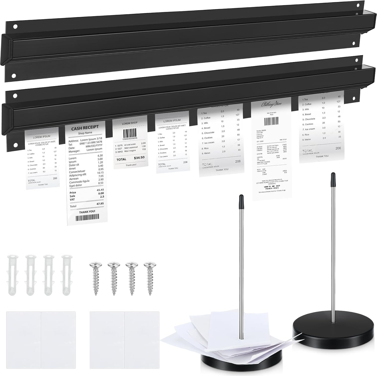 Amazon.com : Photect 4 Pcs Ticket Holder for Restaurant Set Including 2 ...