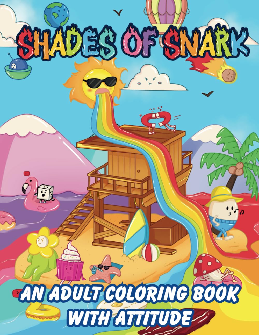 Amazon.com: Shades Of Snark: Snarky Adult Coloring Book: Things I Want ...