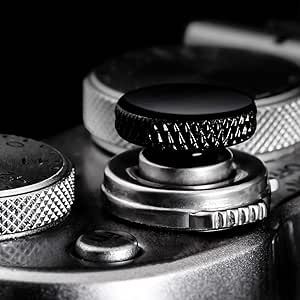 Amazon.com : Camera Shutter Button (2 Pack/Black) Upscale and Delicate Soft Shutter Release ...
