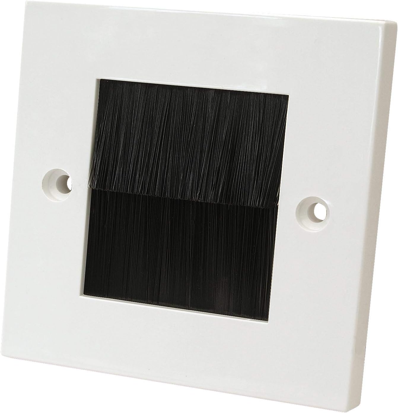 Brush Faceplate, Cable Entry/Exit Faceplate, White or Black Brushes ...