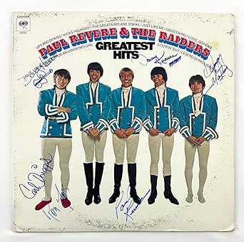 Paul Revere & the Raiders Signed Autograph Album Vinyl Record ...