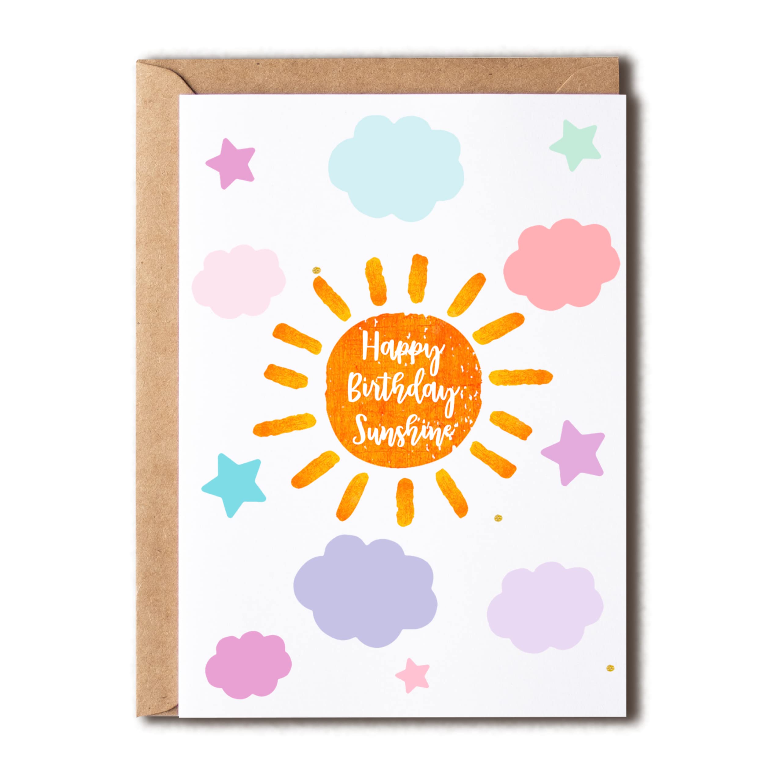 Sunrise Greetings Cards Happy Birthday Card With Sun | Gallery