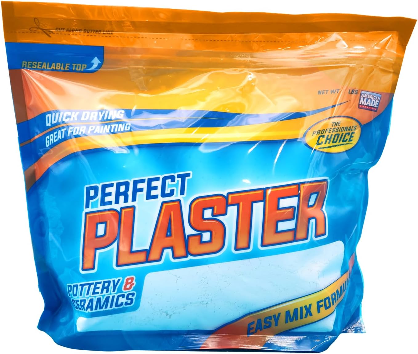Amazon.com: Perfect Plaster Non-Toxic, Color-Blendable, Mix with Water ...
